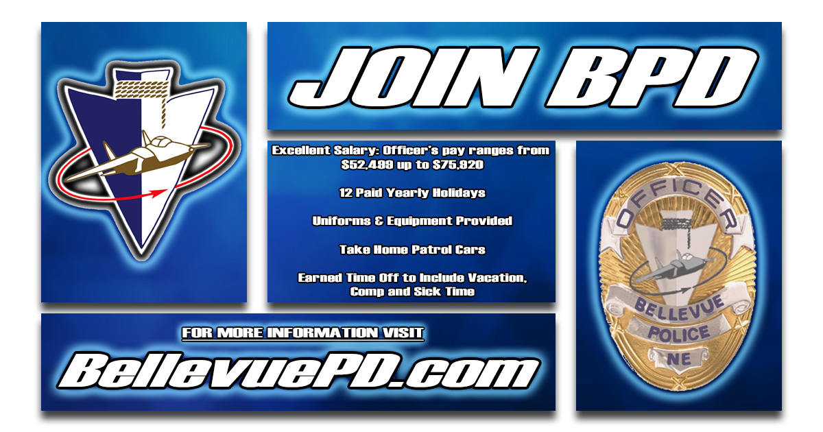 Bellevue Nebraska Police Department | Join BPD